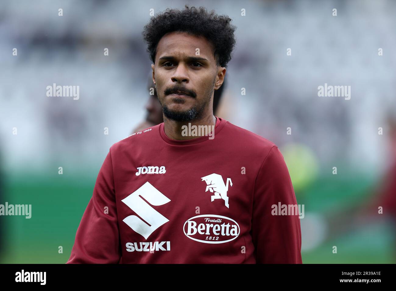 Valentino Lazaro of Torino Fc during warm up before the Serie A match ...