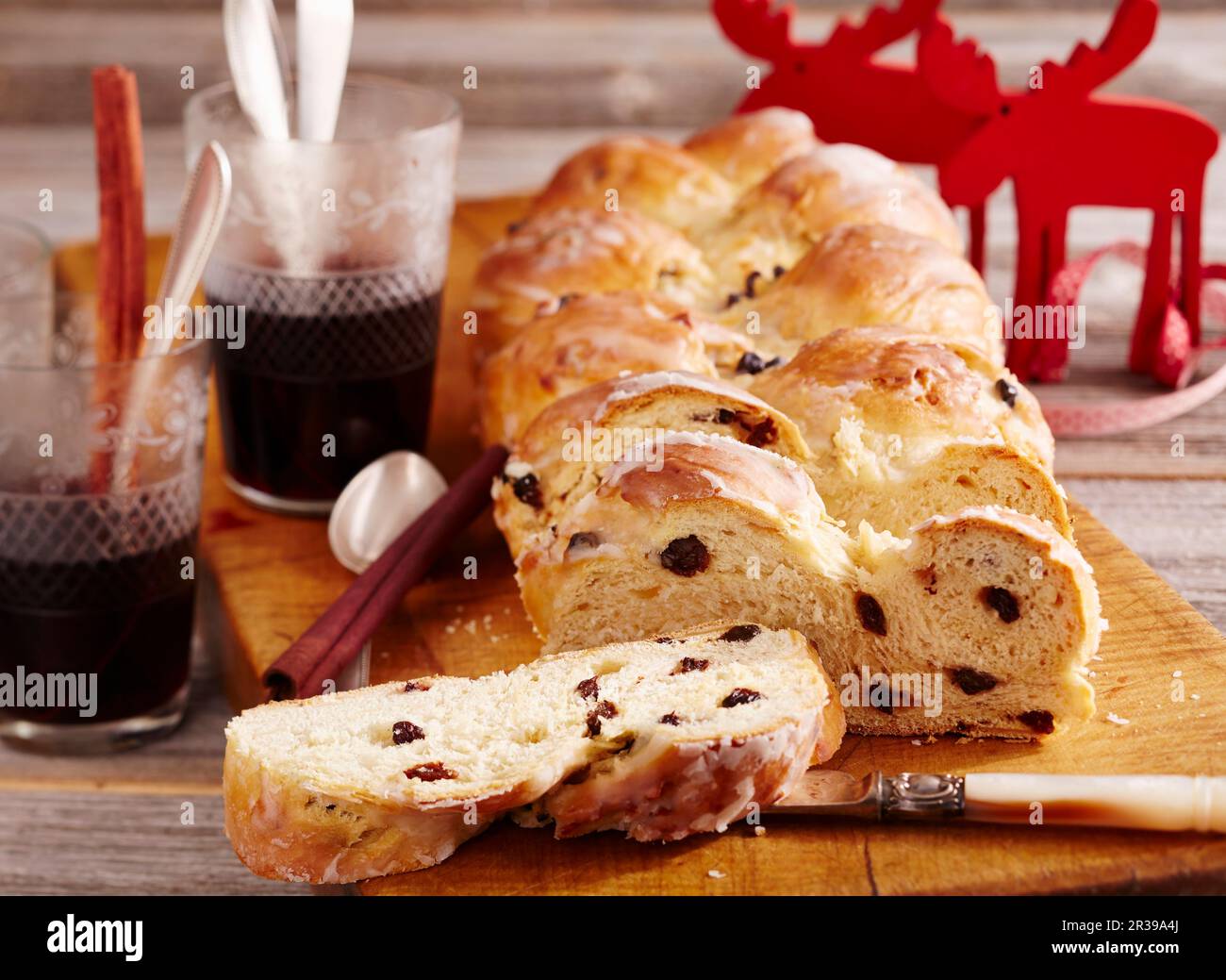 Braided bread sweet plait yeast hi-res stock photography and images - Alamy