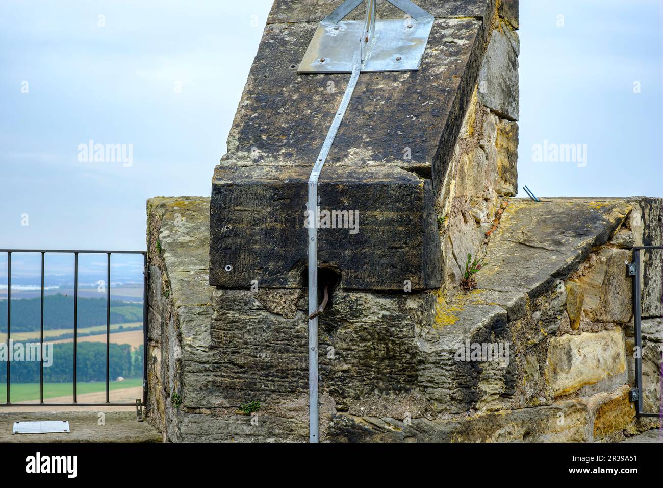 Mühlburg Castle, one of the so-called Drei Gleichen castles in Mühlberg ...
