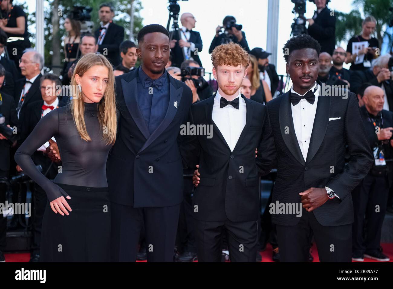 Chine Thybaud , Ahmed Sylla , Tom Menanteau , Isma Kebe 76th Cannes ...