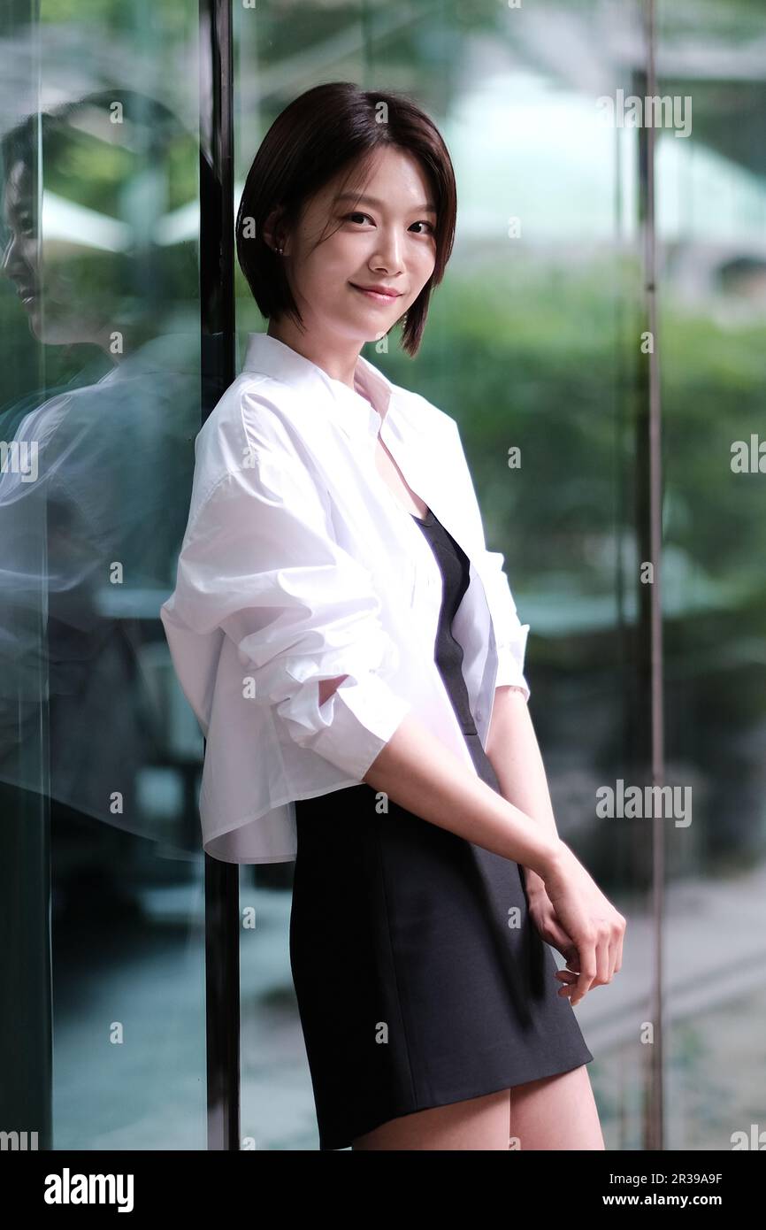 23rd May, 2023. S. Korean actress Lee Joo-woo South Korean actress Lee ...