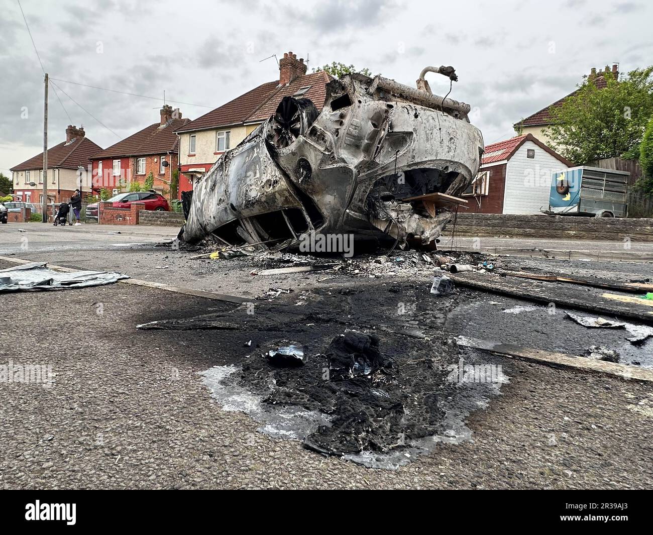 Ely crash cardiff hi-res stock photography and images - Alamy