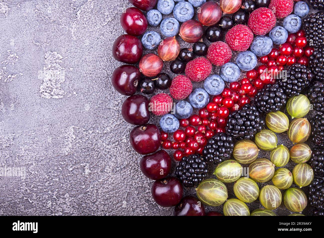 Food fruits geometric hi-res stock photography and images - Alamy