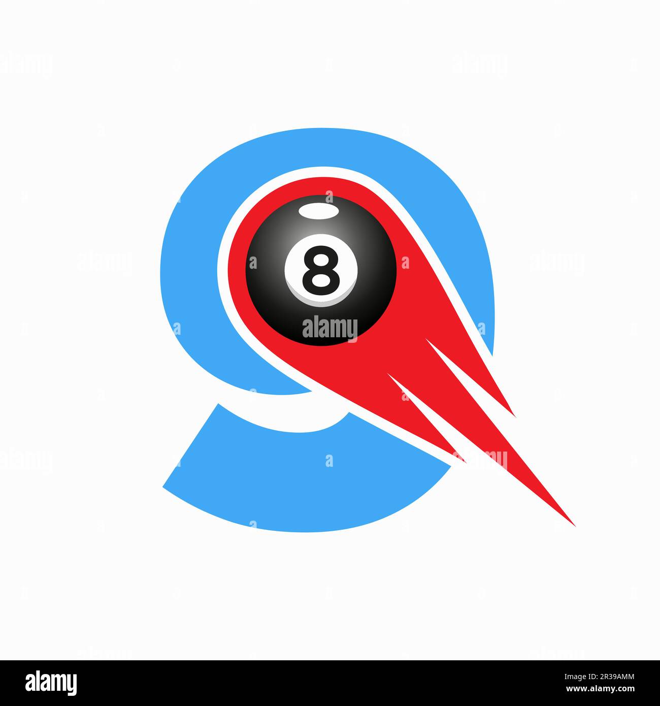 Letter 9 Billiard Sports Team Club Logo. 8 Ball Pool Logo Design ...