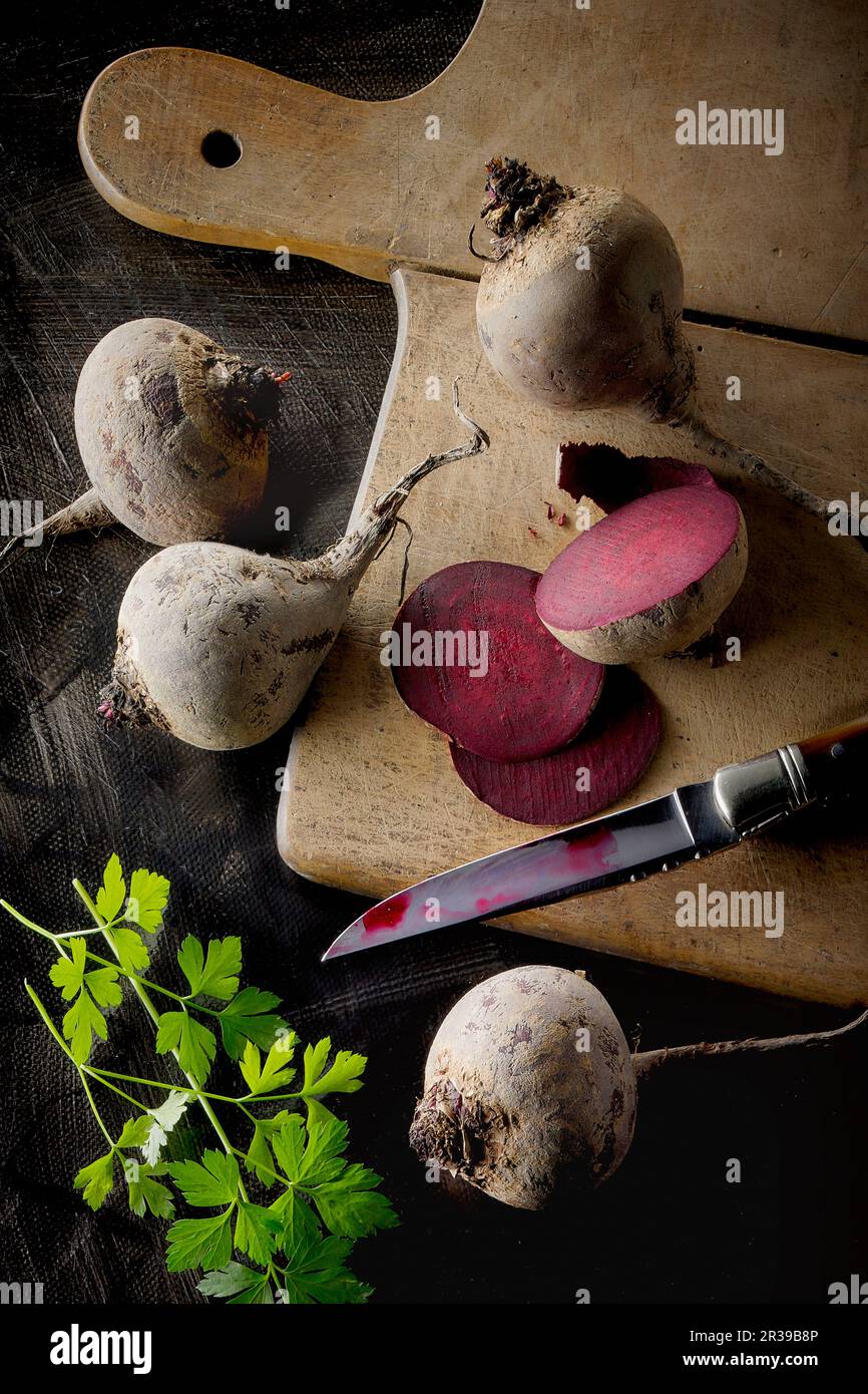 Cutting beetroots hi-res stock photography and images - Alamy