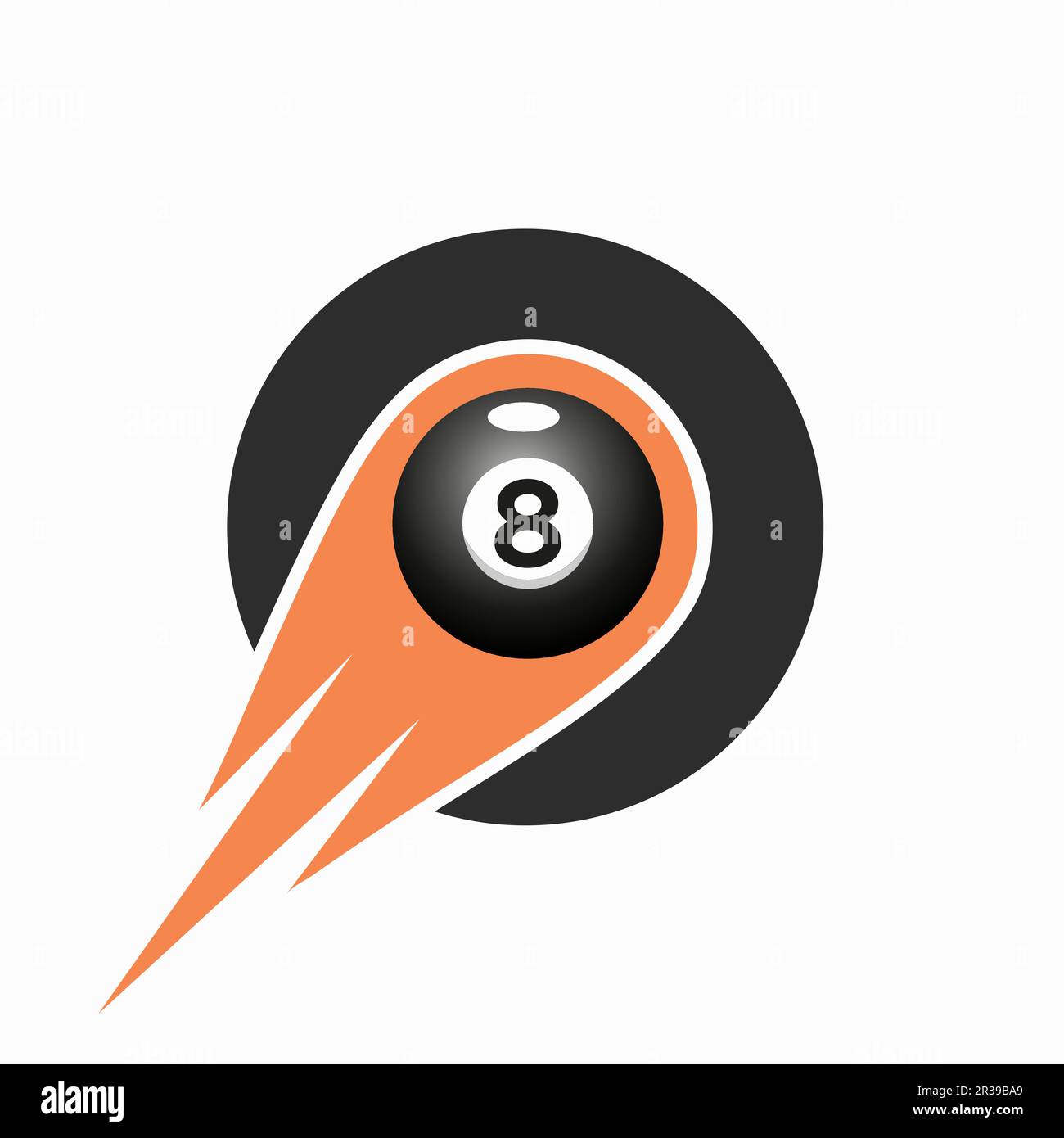 Letter O Billiard Sports Team Club Logo. 8 Ball Pool Logo Design ...