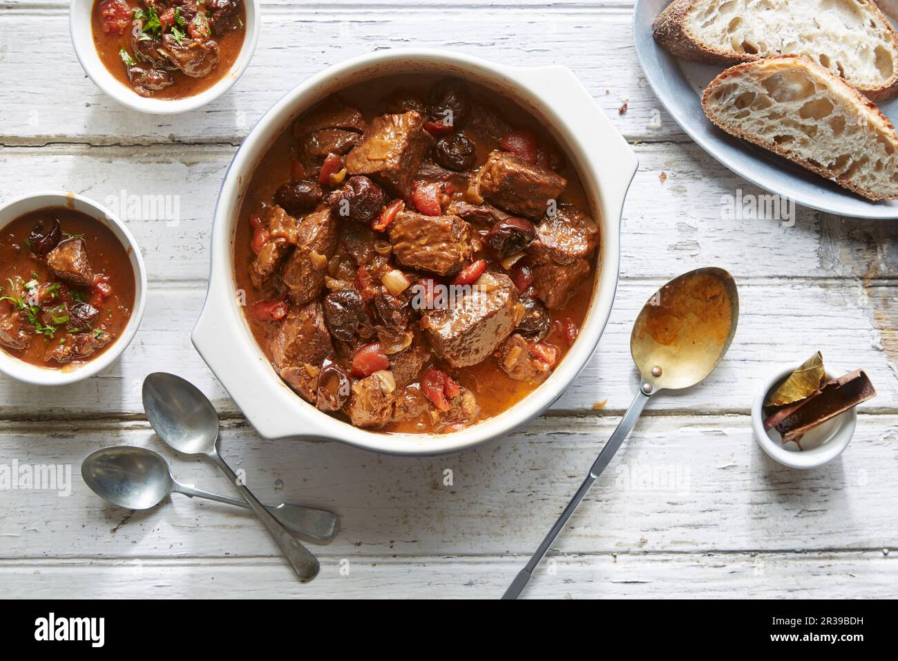 Beef Stew with Prunes Stock Photo - Alamy