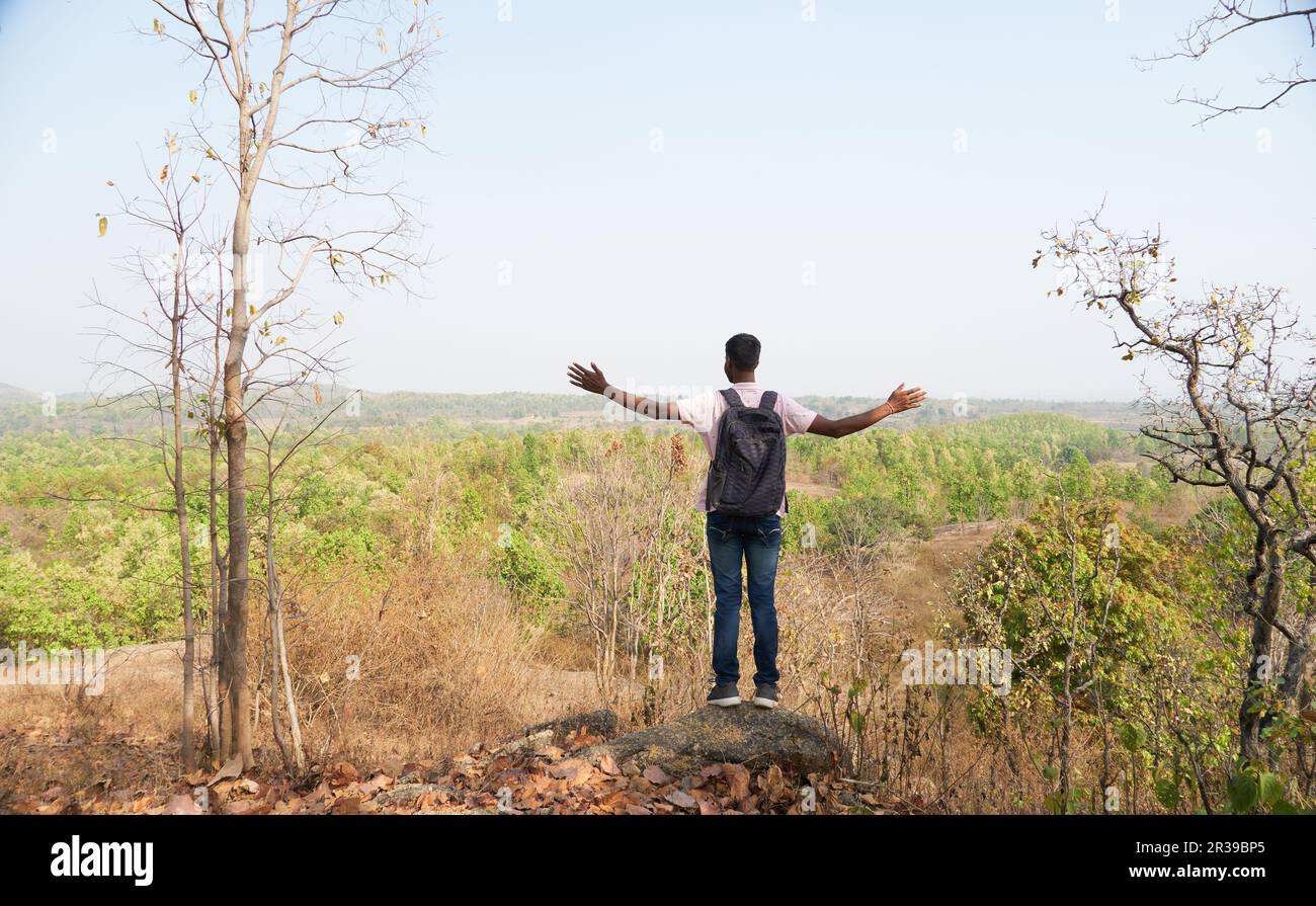 Indian male traveler hi-res stock photography and images - Alamy