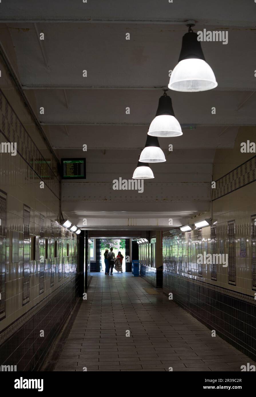 The subway at Solihull railway station, West Midlands, England, UK ...