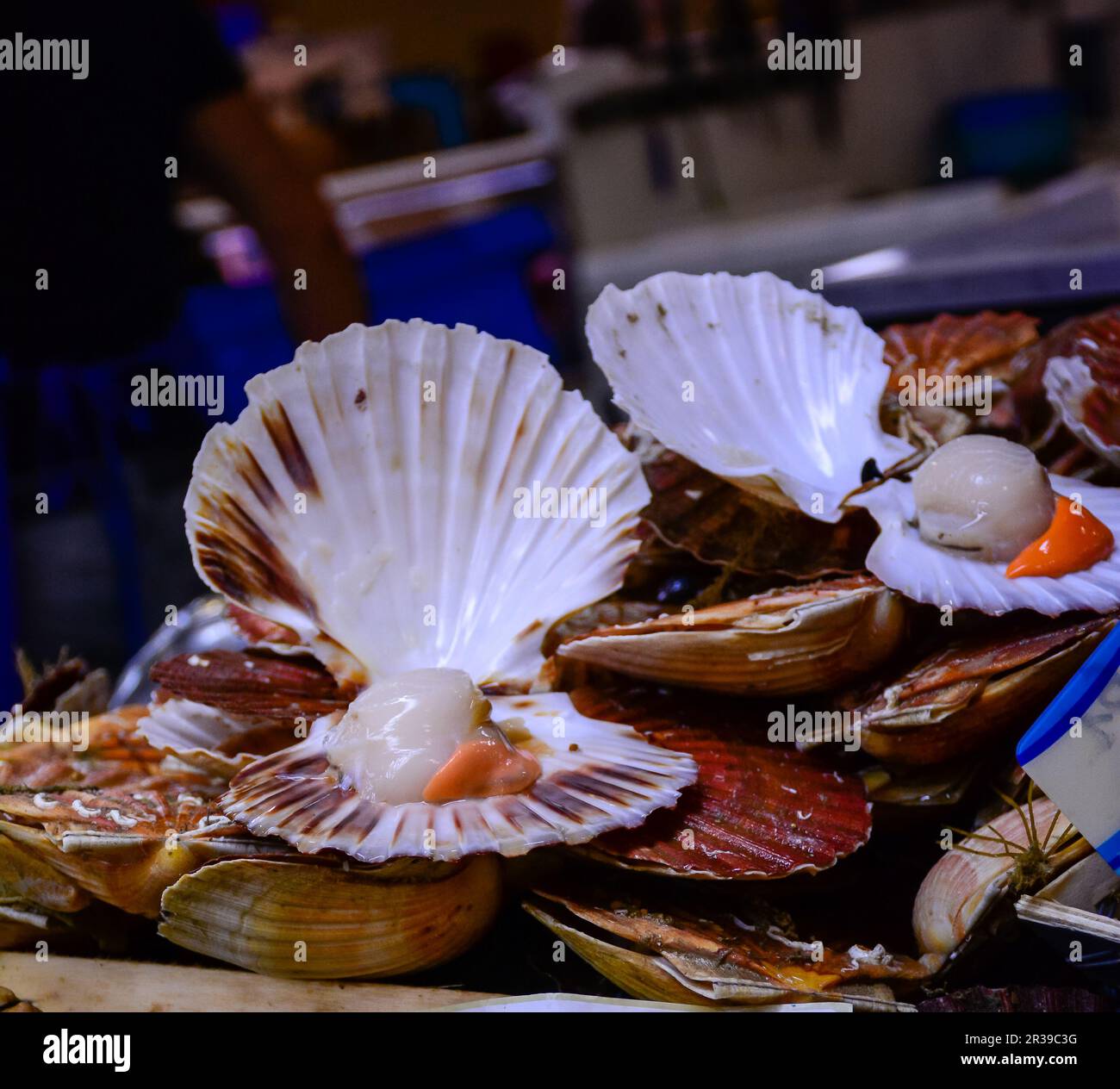 Market Stall Fish France Stock Photo - Alamy