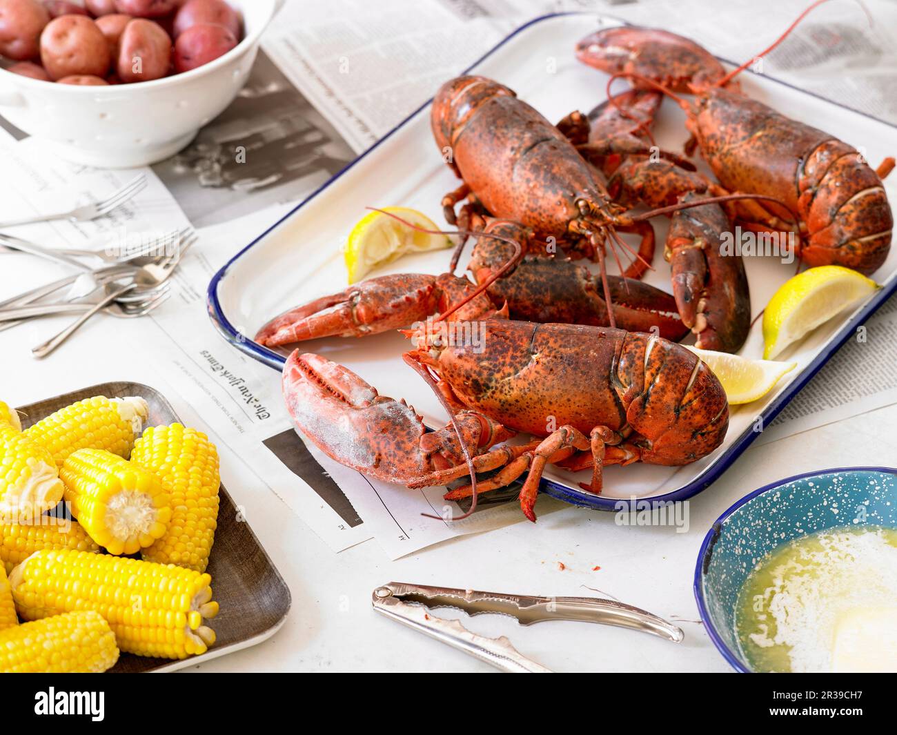 Steamed corn recipe hi-res stock photography and images - Alamy