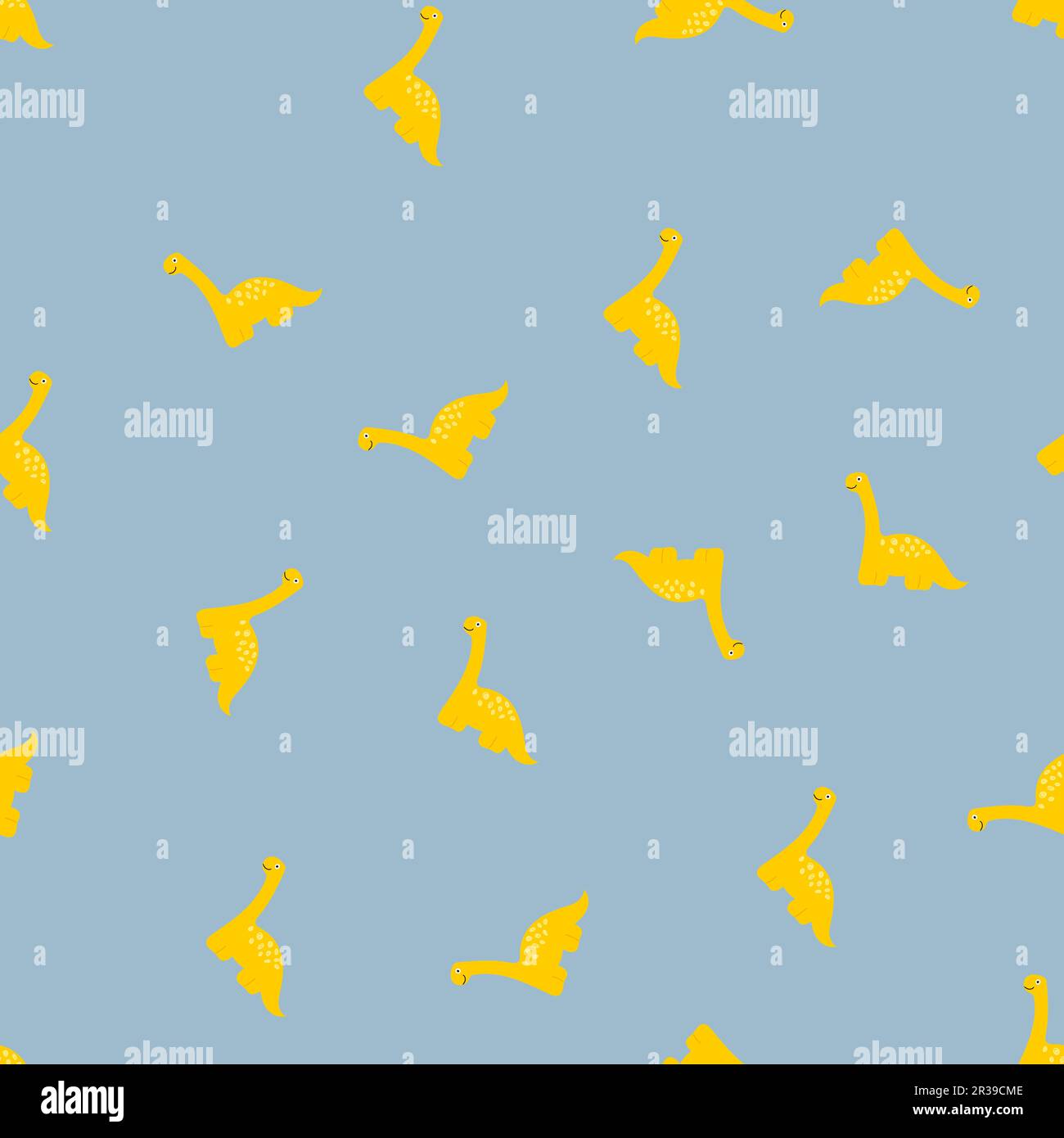 Cute dinosaur seamless pattern.prehistoric illustration for kids ...
