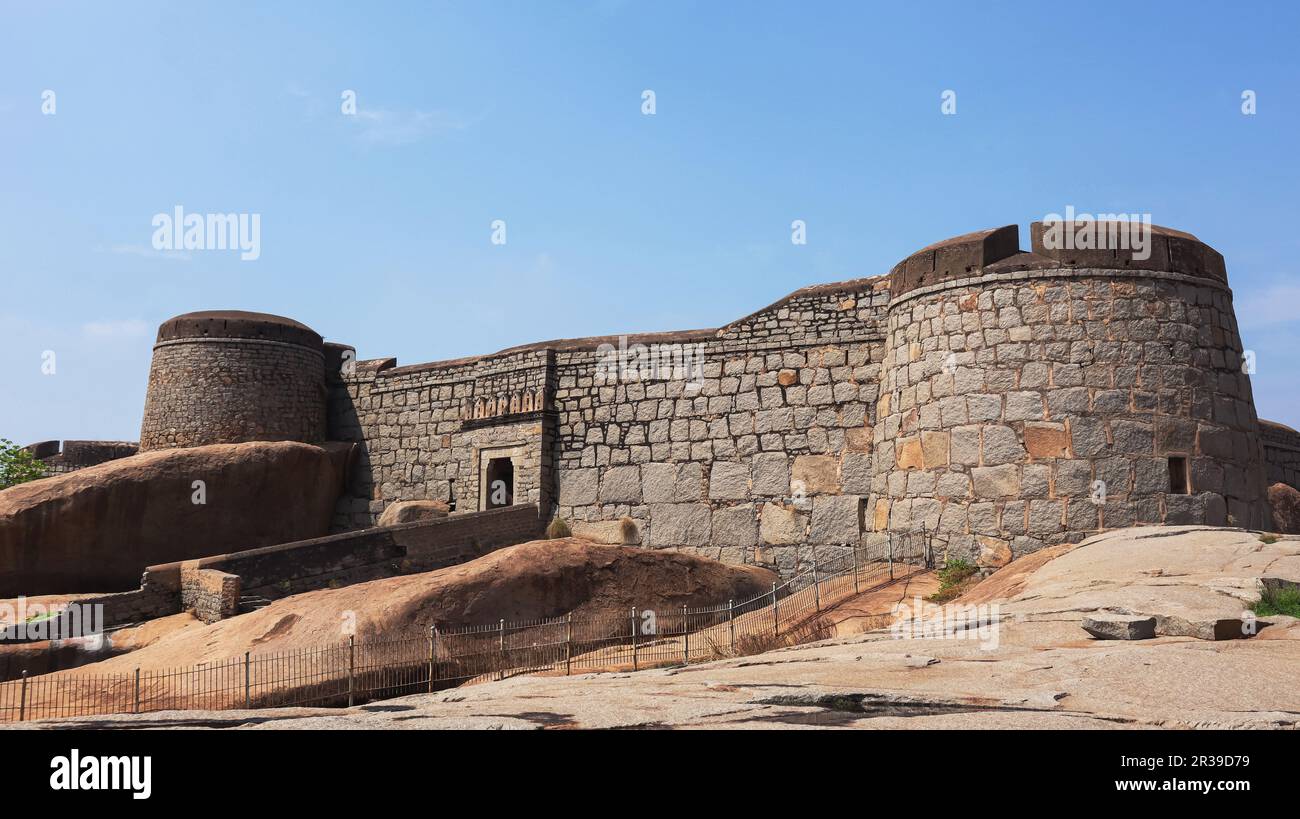 Rear entrance to Palace, Bellary Fort, Karnataka, India Stock Photo - Alamy
