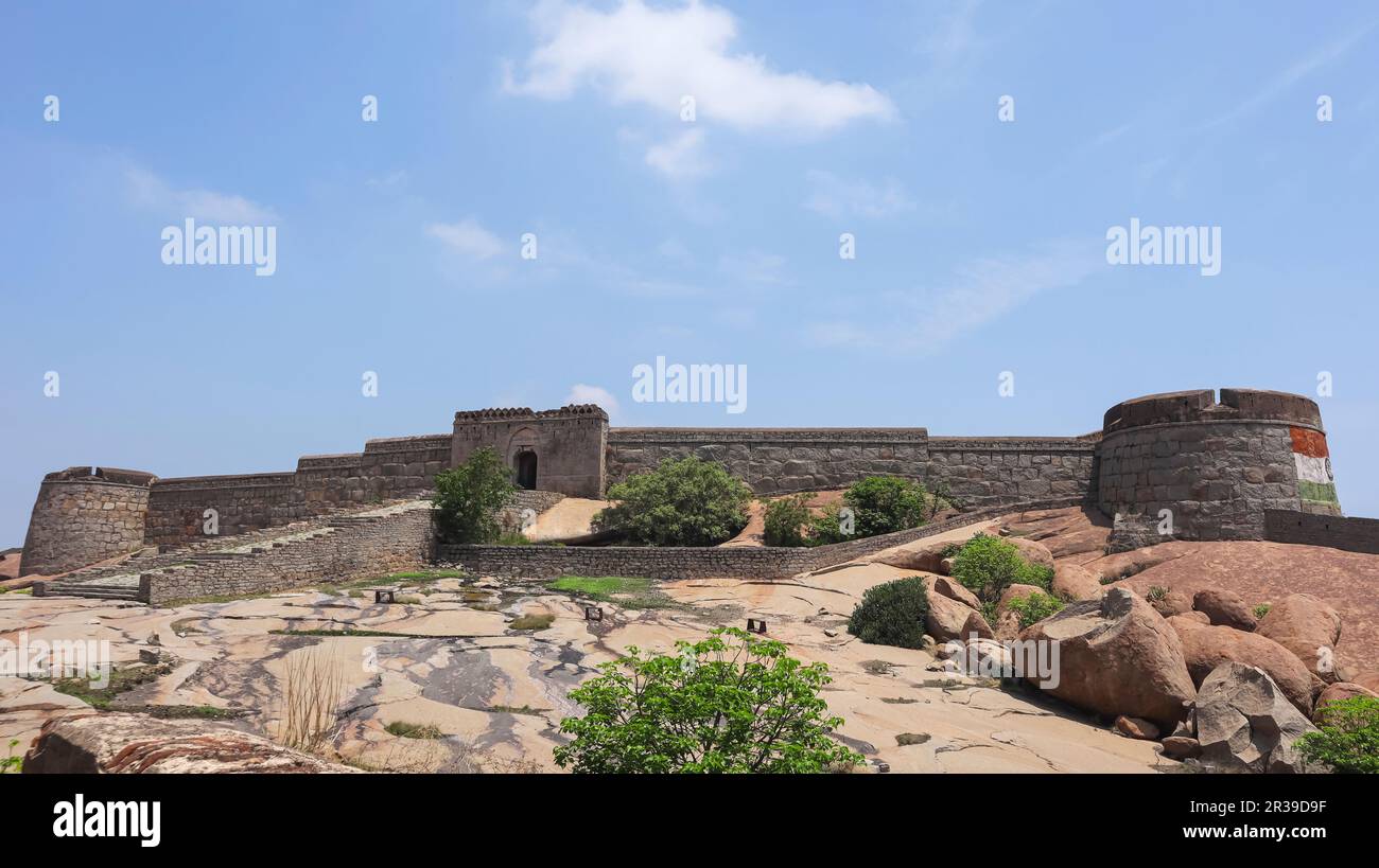 Front View of Palace of Bellary Fort, Bellary, Karnataka, India Stock ...