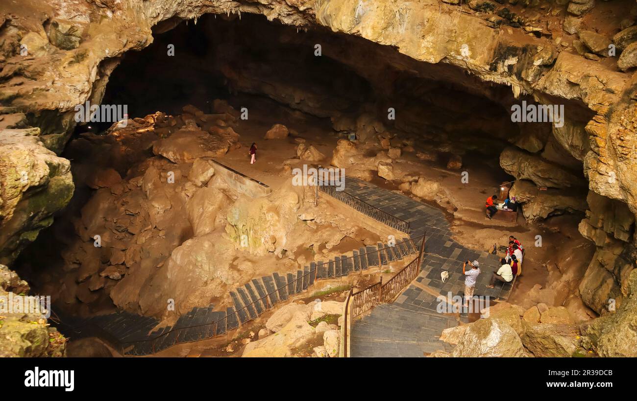 Entrance Stairs of Borra Caves, Aruku Valley, Andhra Pradesh, India ...