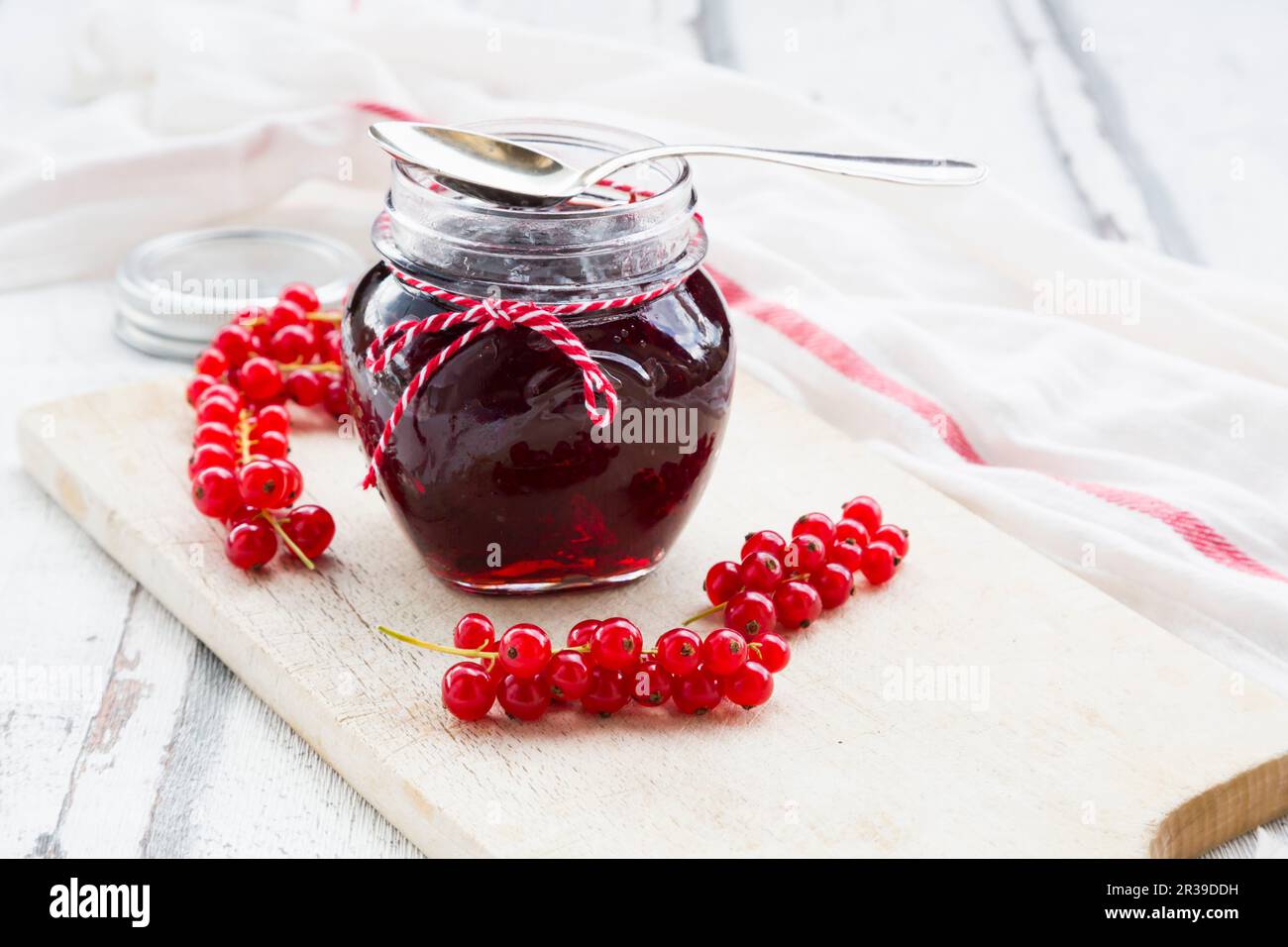 Jar of blackcurrant jam hi-res stock photography and images - Alamy