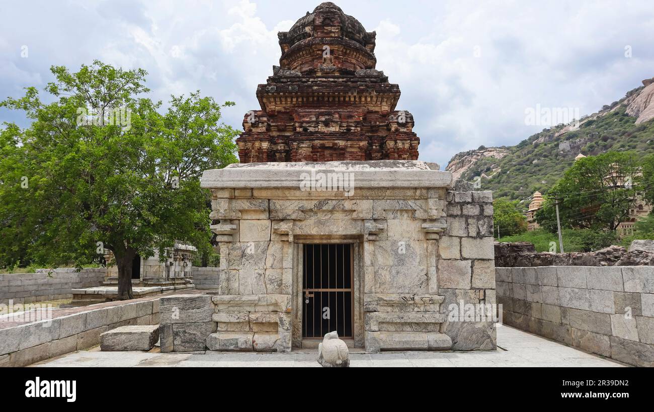 Front View of Sri Rajeswari Temple, Chandragiri Fort, Tirupati, Andhra ...