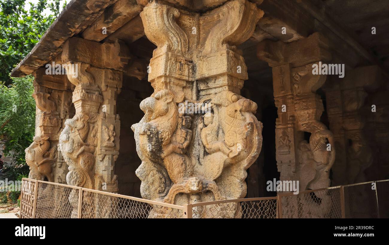 Carvings on the Main Campus Entrance of Chandragiri Fort, Tirupati ...