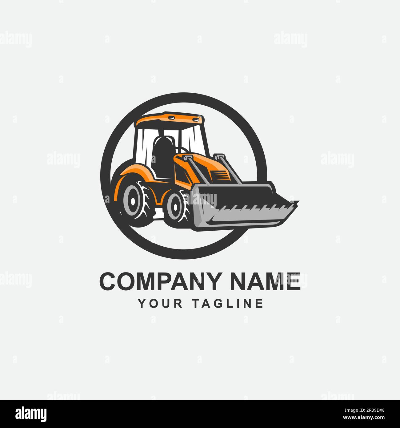 Excavator construction icon design illustration hi-res stock ...