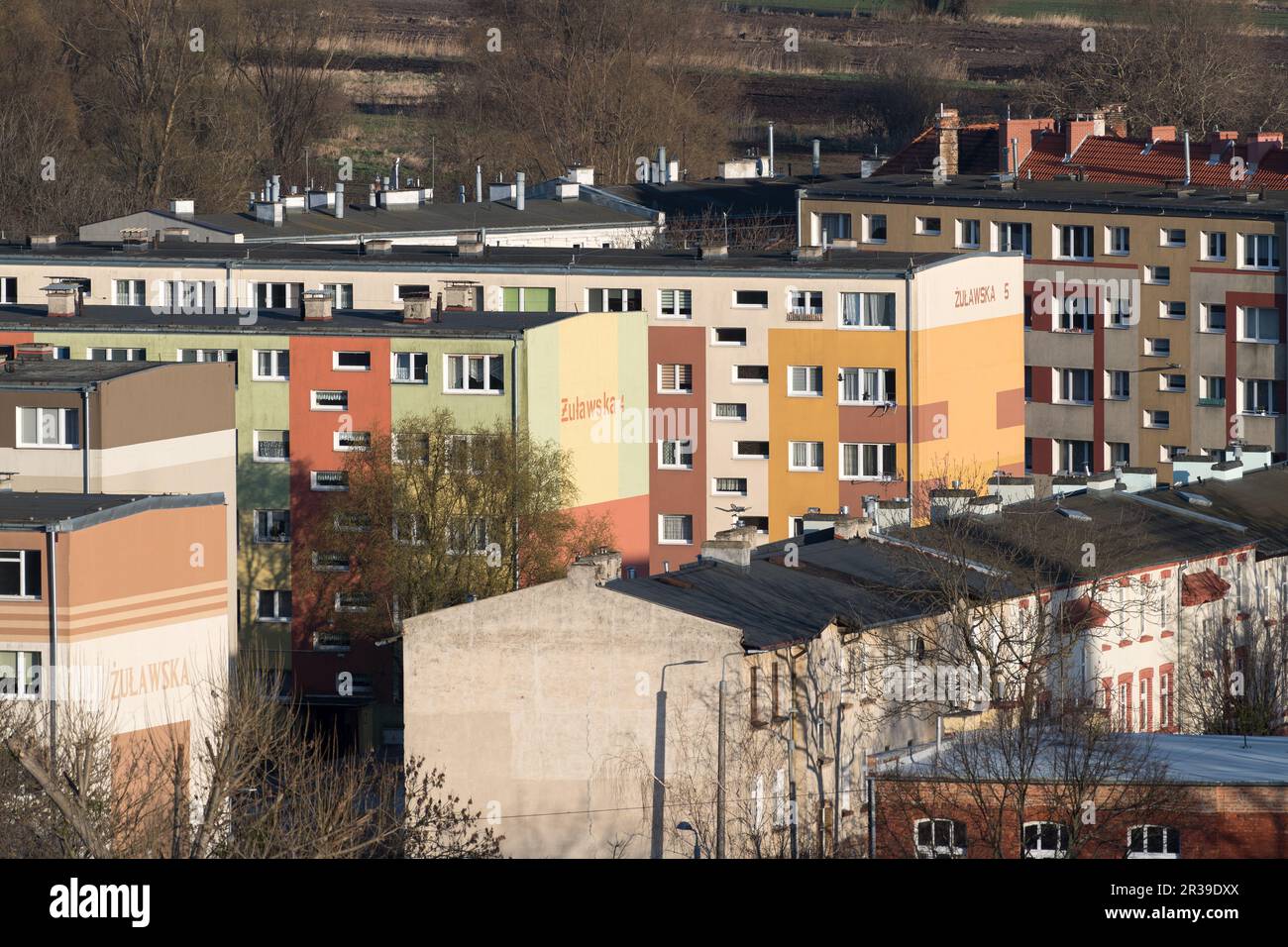Communist era apartment buildings in Gdansk, Poland © Wojciech Strozyk ...