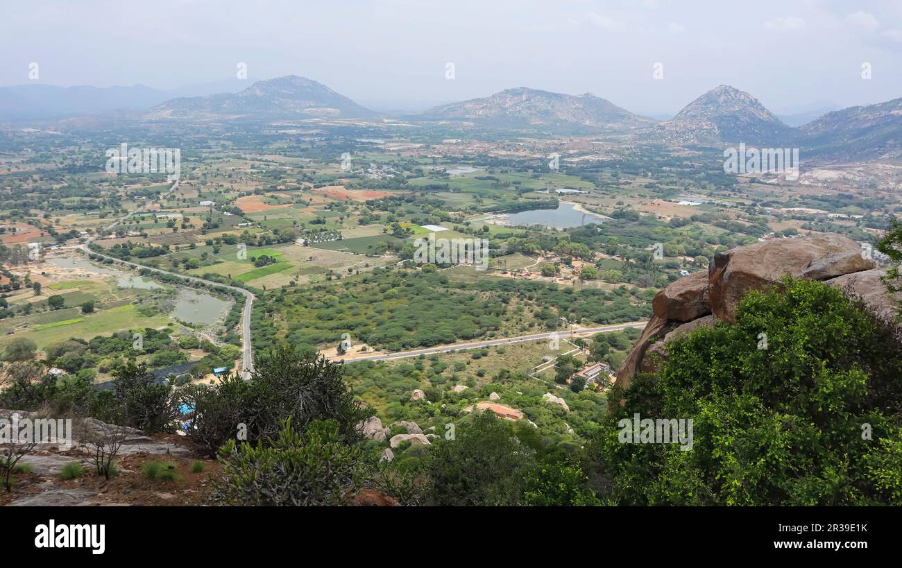 View of Landscape From Gurramkonda Fort, Annamayya, Andhra Pradesh ...