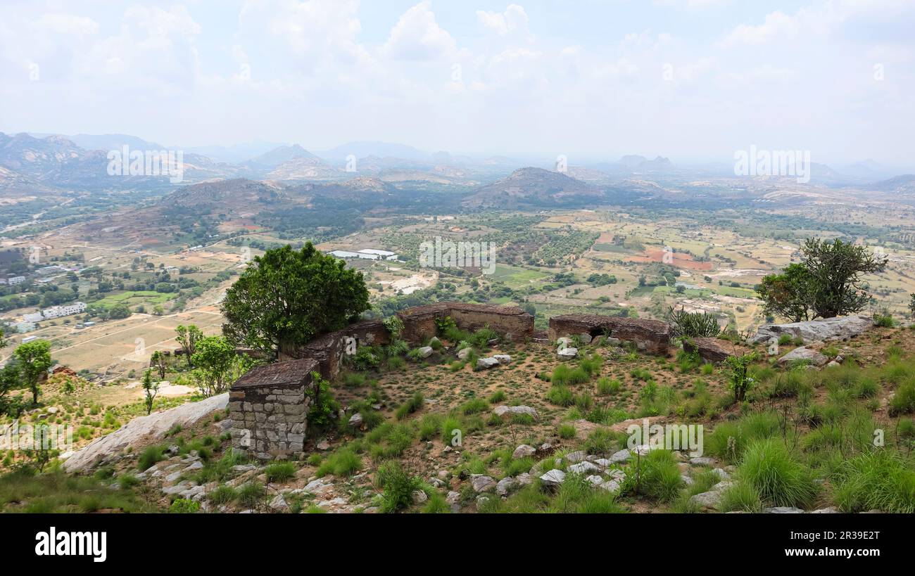 Ruin Fortress of Gurramkonda Fort, Annamayya, Andhra Pradesh, India ...