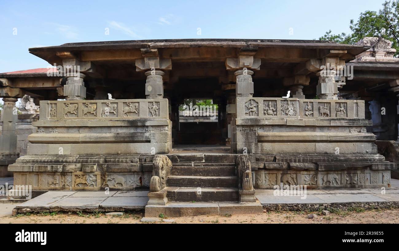 Front View of Sri Kamakshi Vaidyanatha Swamy Temple, Pushpagiri, Kadapa ...