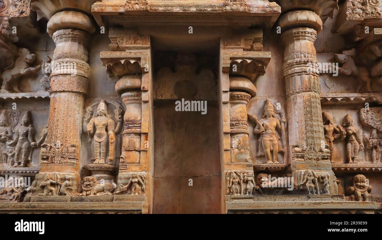 Carved Sculptures of Hindu God and Goddess on the Chenna Kesava Temple ...