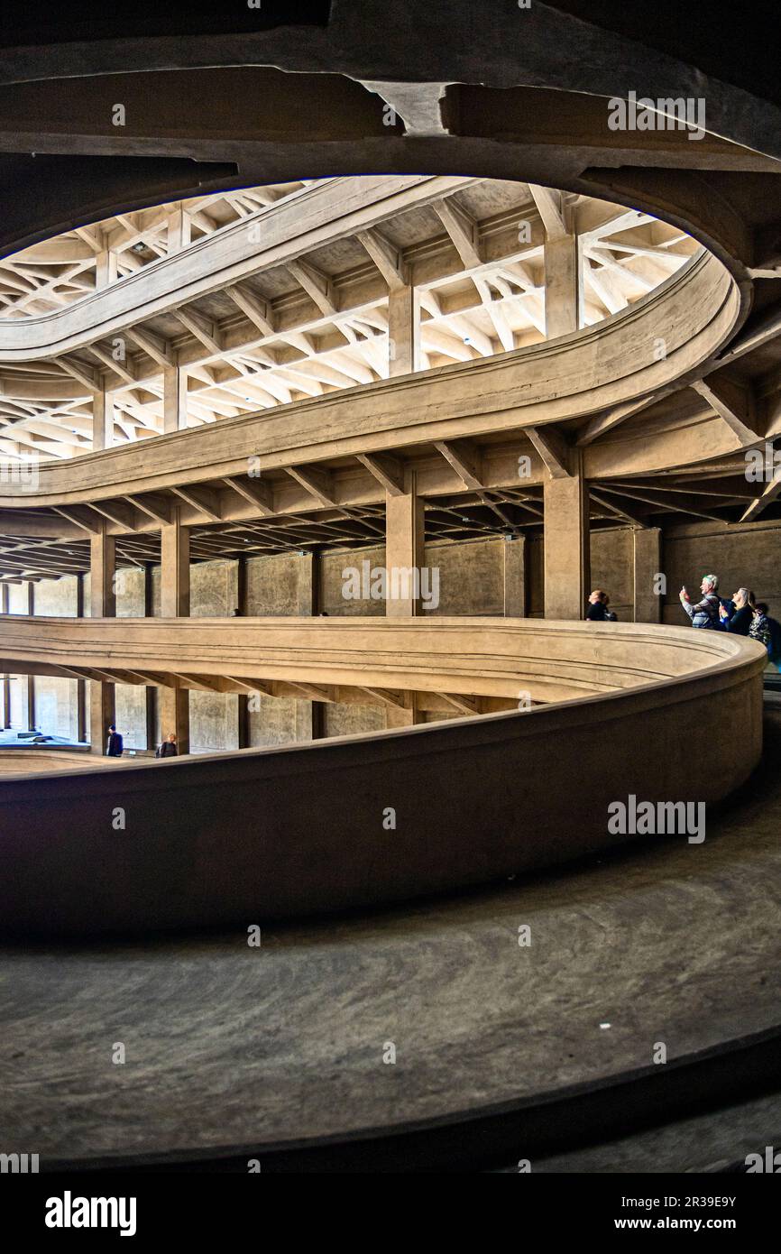 Italy Piedmont Turin Lingotto - the ascent towards the 500 runway Stock ...