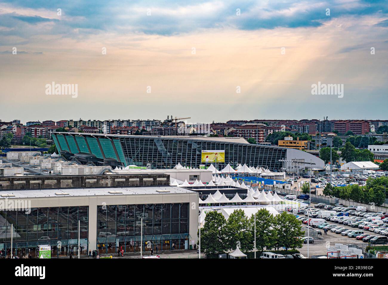 Italy Piedmont Turin Lingotto fair - Oval Stock Photo - Alamy