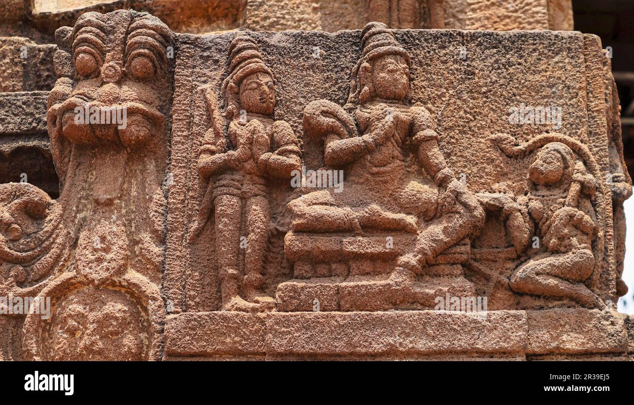 Carving of Ramayana Scenes on the Kondandarama Temple, Vontimitta ...