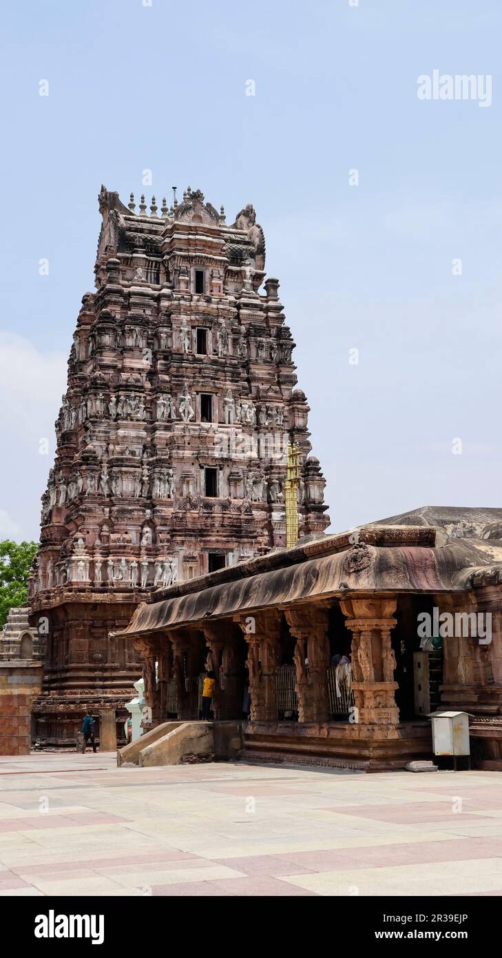 East Side Main Gopuram View of Kondandarama Temple, Vontimitta, Kadapa ...