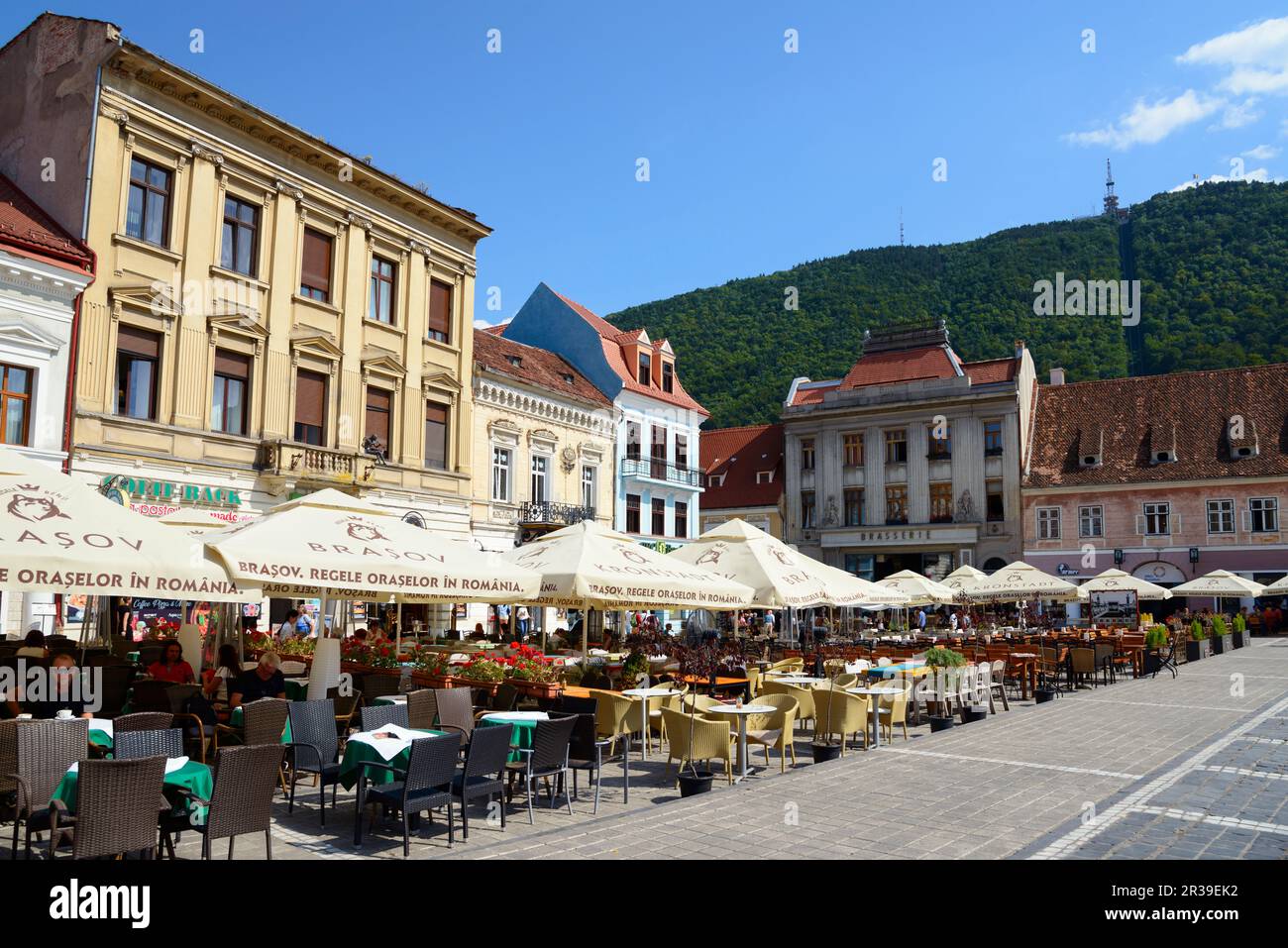 Buildings of Brasov Stock Photo - Alamy