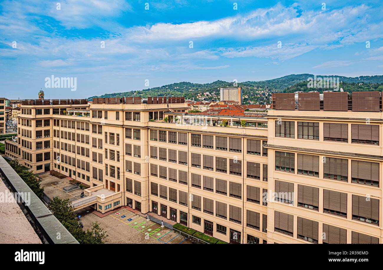 Italy Piedmont Turin Lingotto - Fiat office palace Stock Photo - Alamy