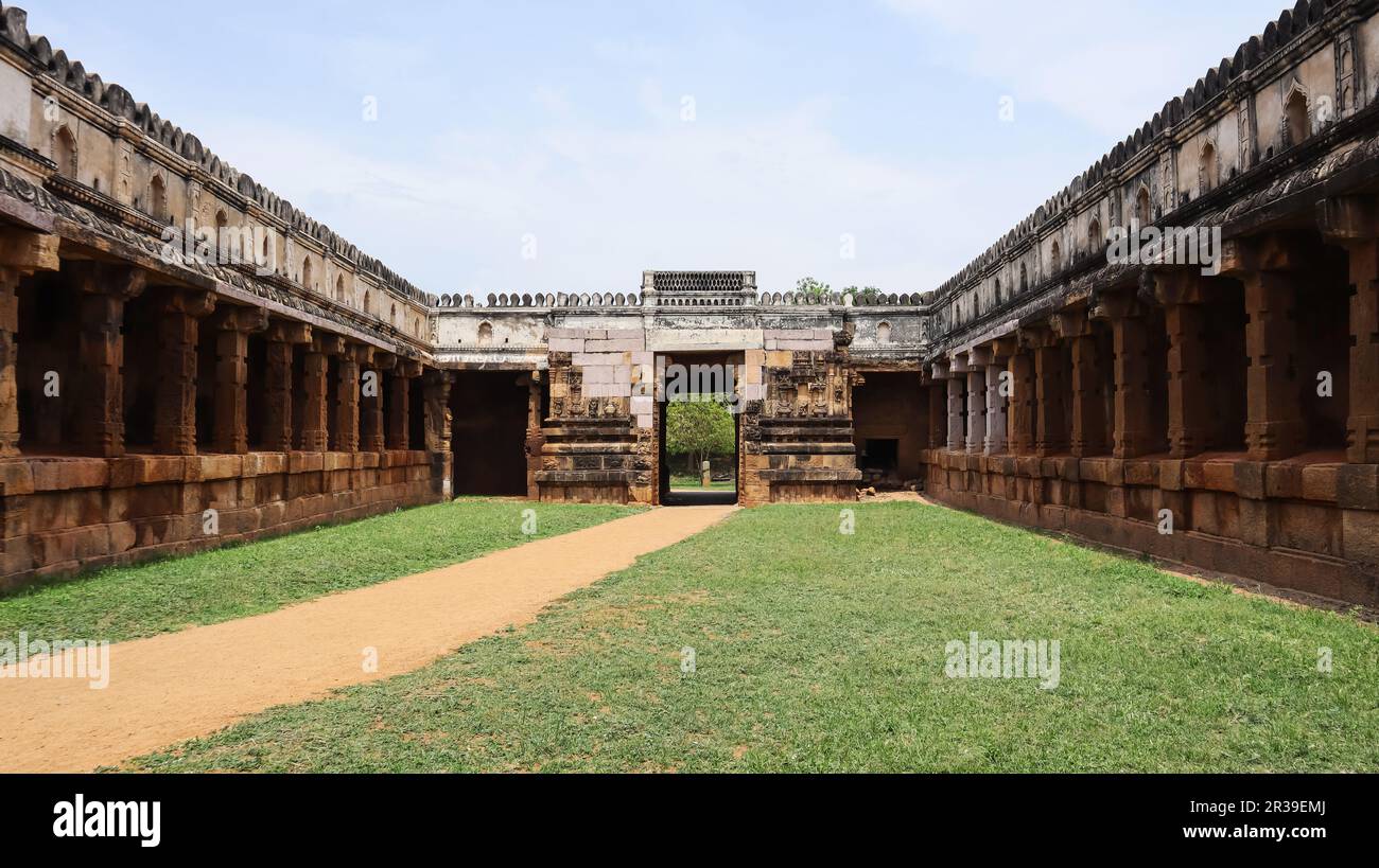 Mandapa in the Fort Premises, Siddhavatam Fort, Kadapa, Andhra Pradesh ...
