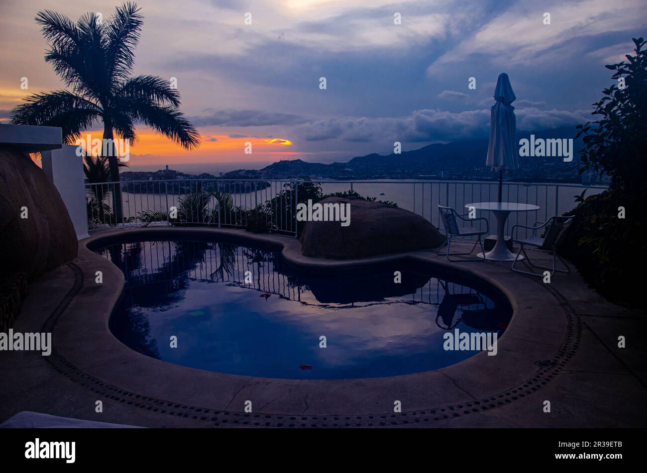 Hotel Las Brisas with Private Pool in Acapulco, Mexico Stock Photo - Alamy