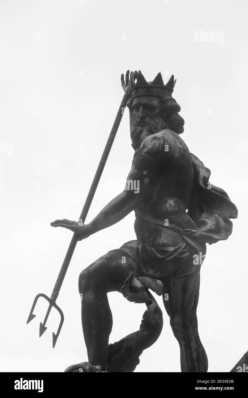 God neptune Black and White Stock Photos & Images - Alamy