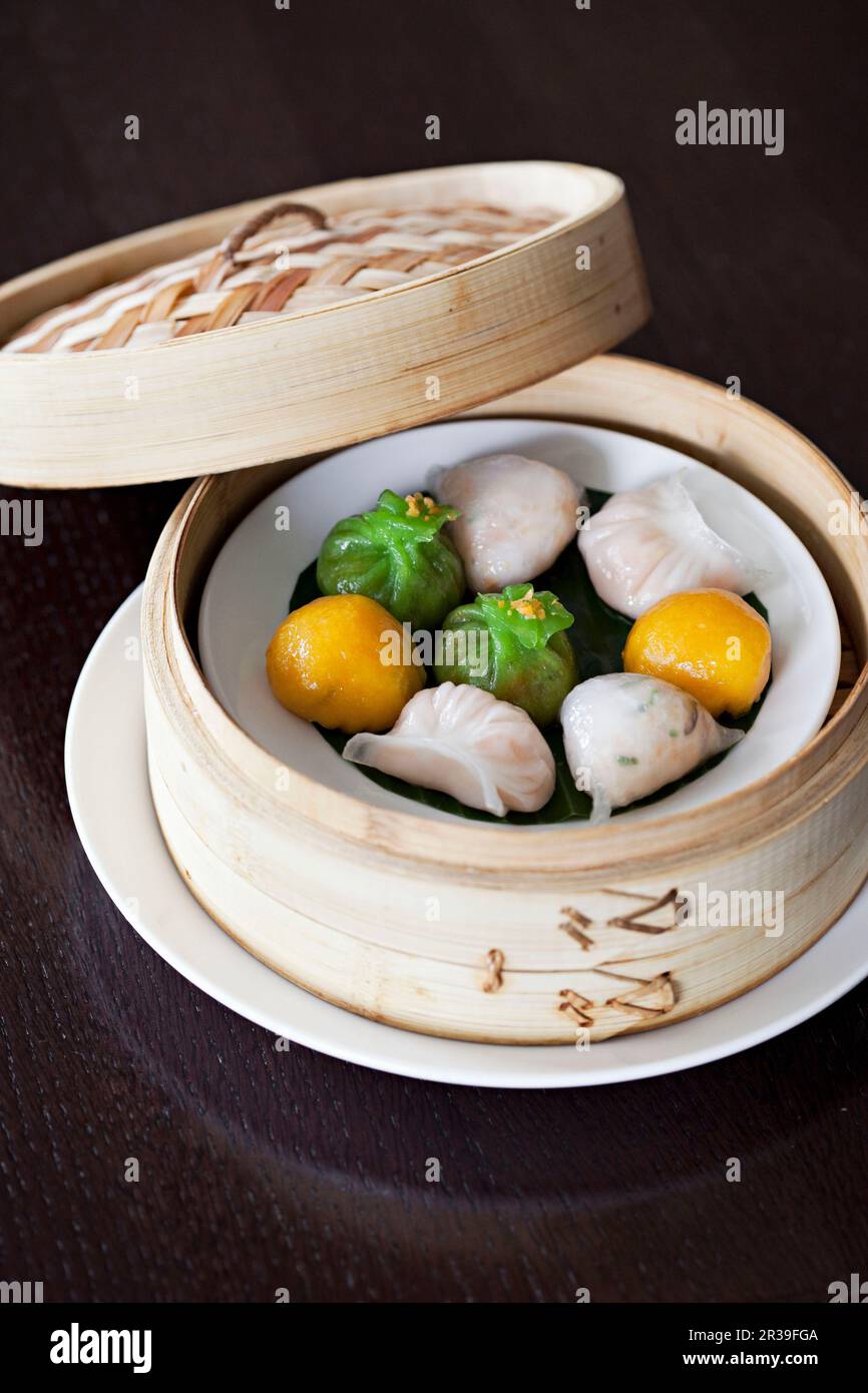 Colored Dim sum (China Stock Photo - Alamy