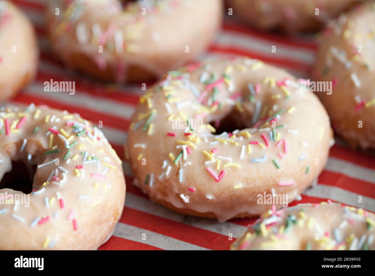 Delicious sweet soft doughnuts hi-res stock photography and images - Alamy