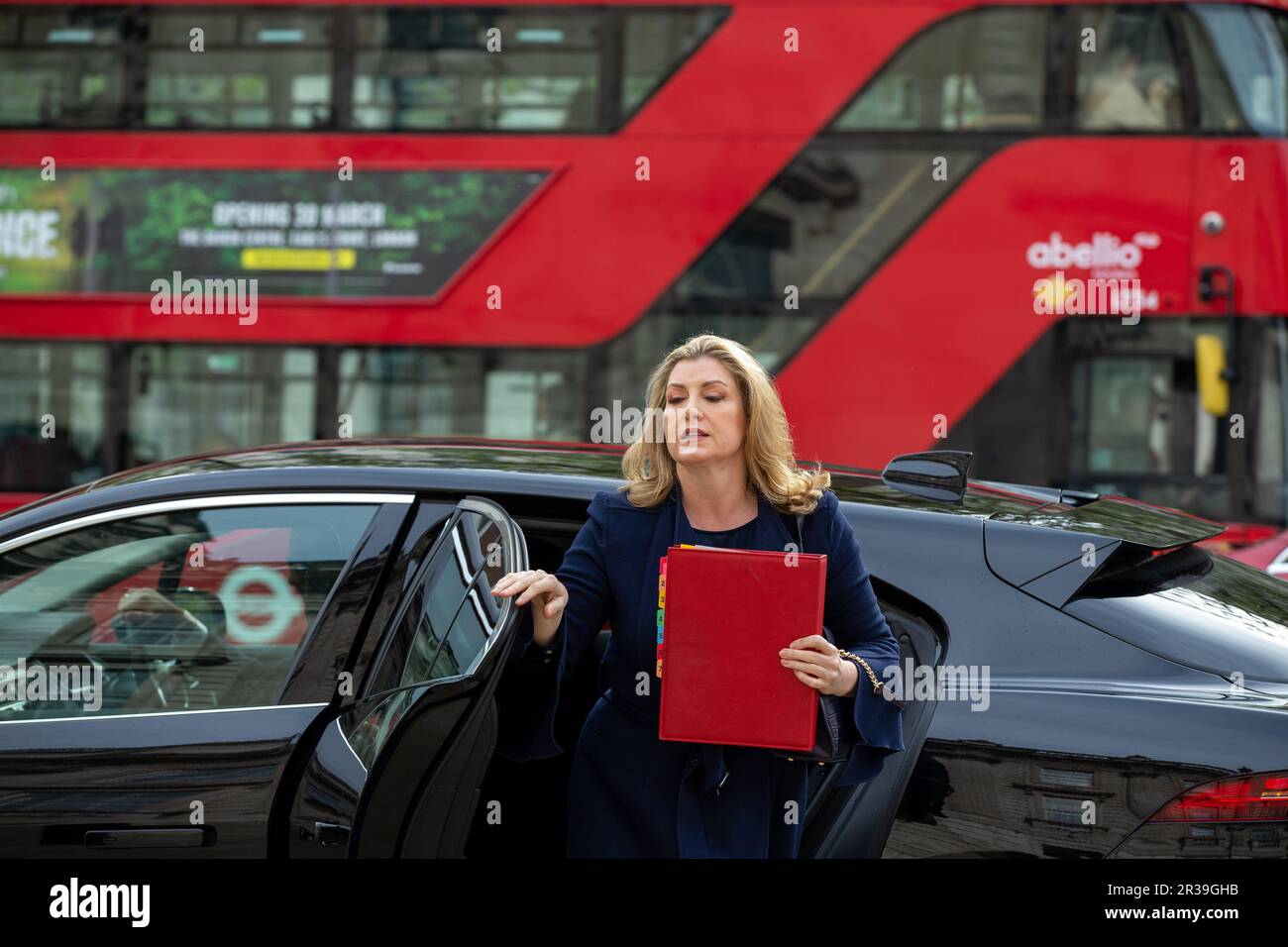 London,uk,23nd, may, 2023.Penny Mordaunt MP, Conservative minister is ...
