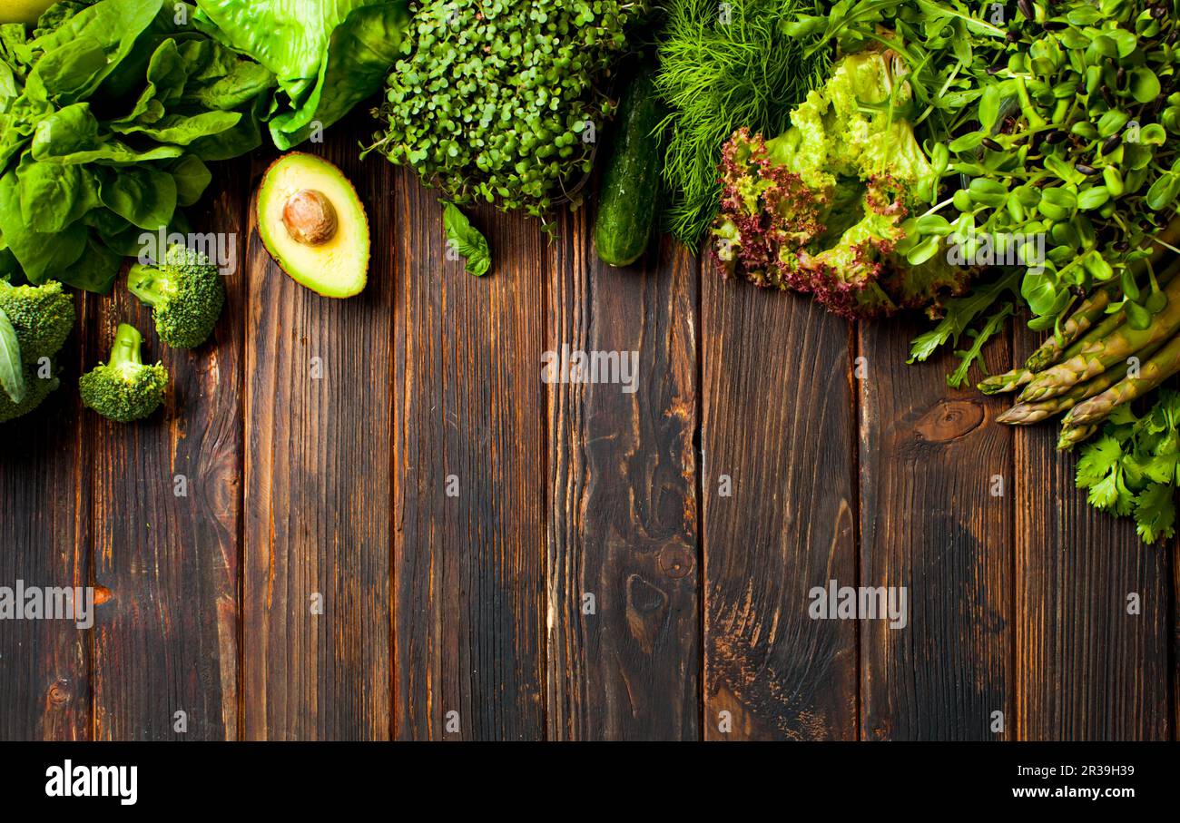 Green food color hi-res stock photography and images - Alamy
