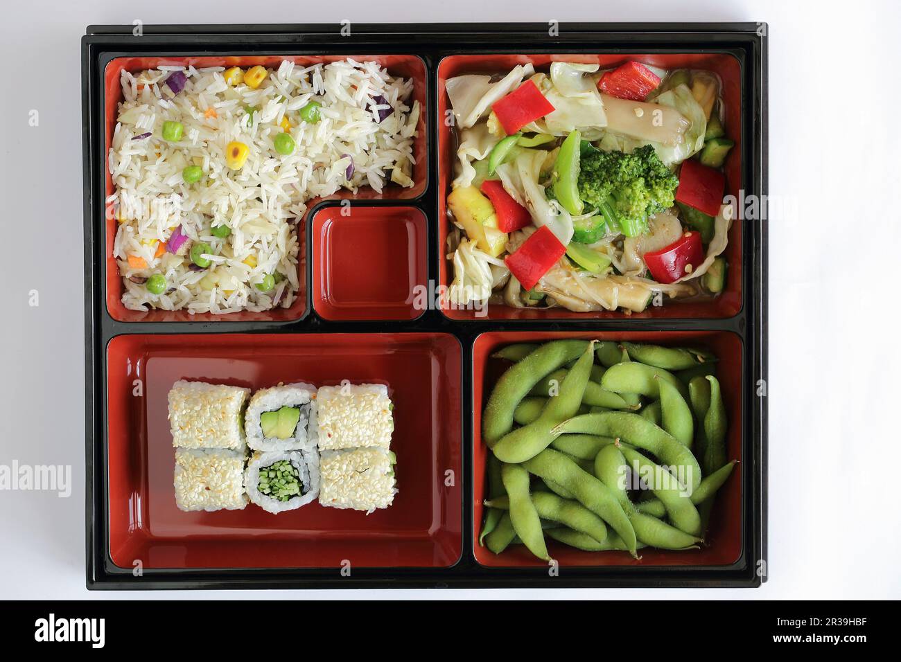 Menu bento hi-res stock photography and images - Alamy