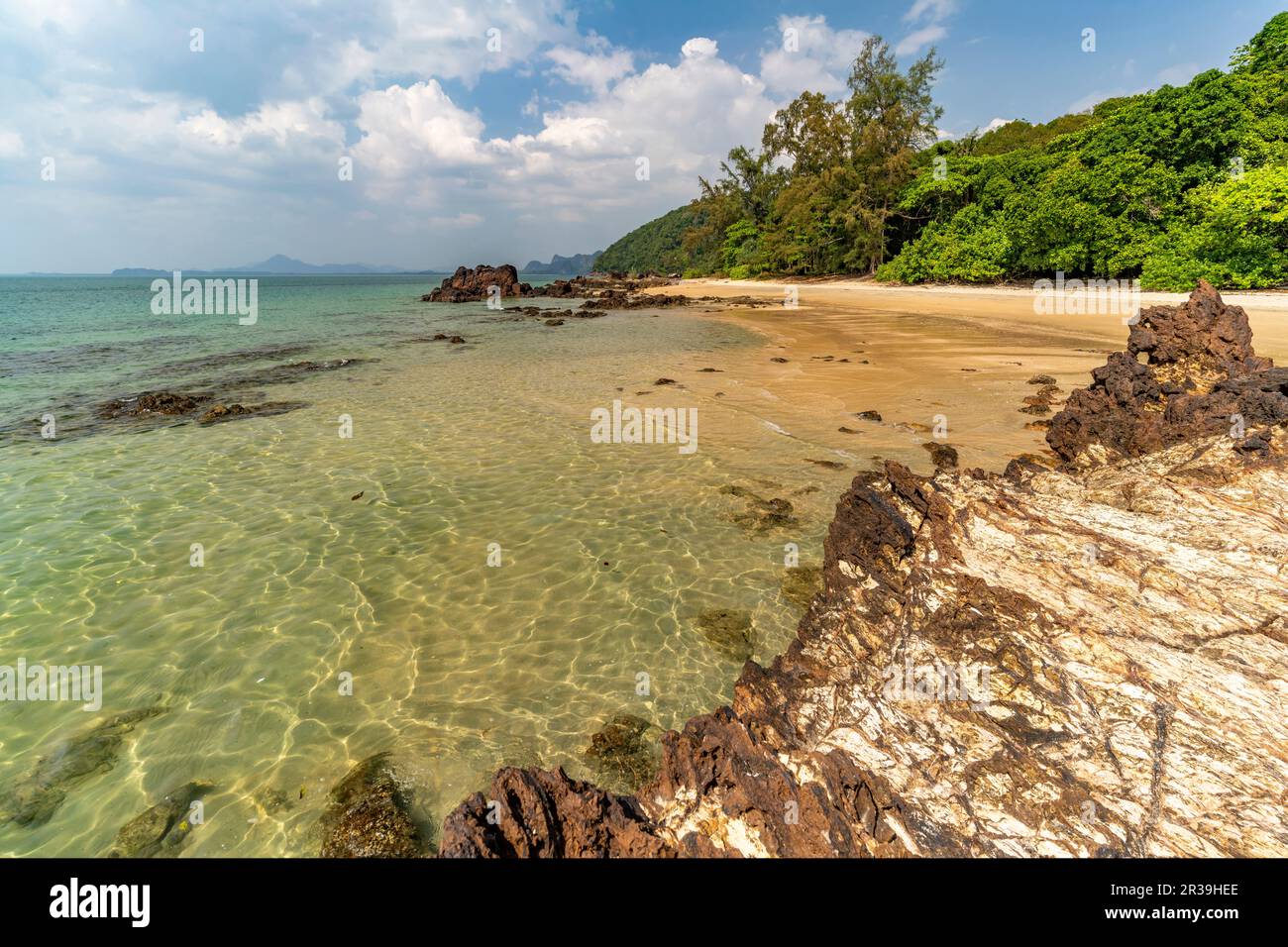 Stone Bridge beach auf der Insel Koh Libong in der Andamanensee ...