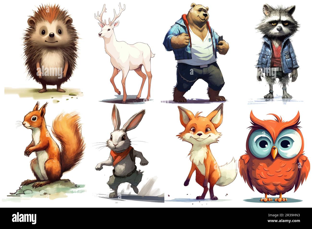 Invitation owl vector vectors Cut Out Stock Images & Pictures - Alamy