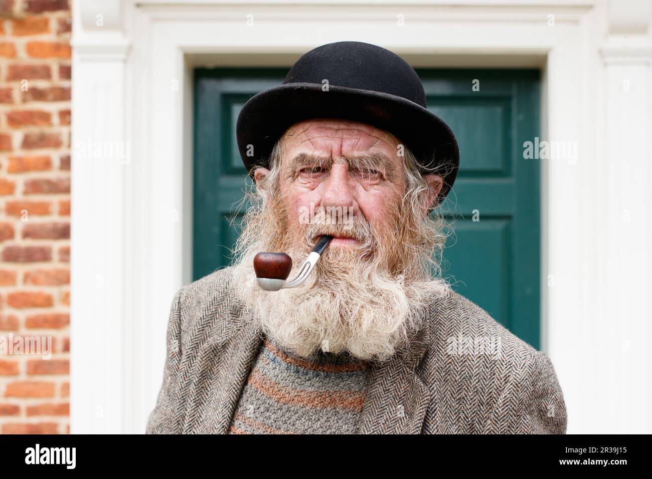 Local character John Callaby pictured outside Alford Manor House in ...