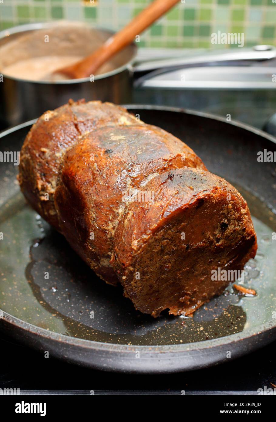 Vegan roast roll Stock Photo - Alamy