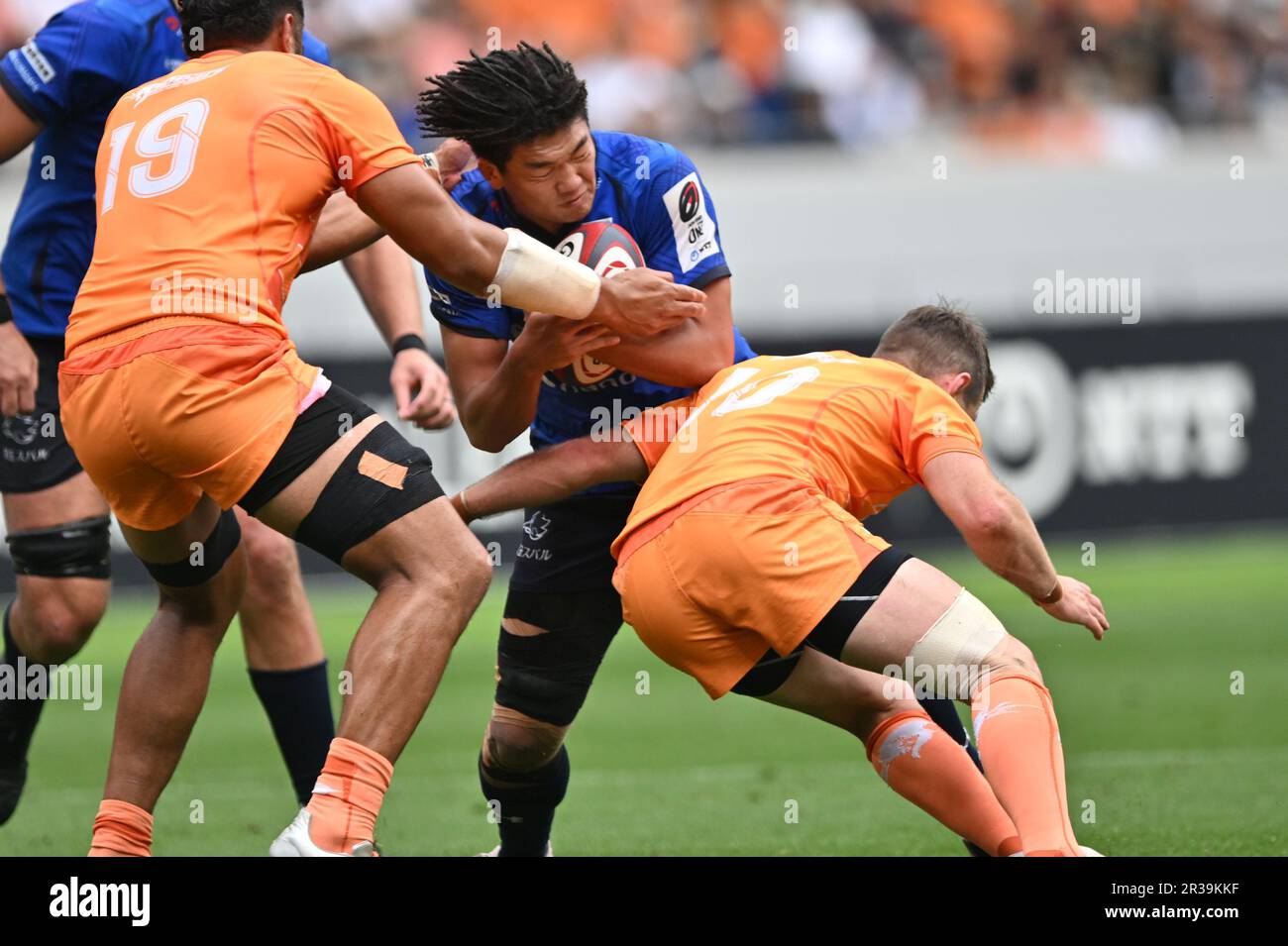 Panasonic Wild Knights' Shota Fukui during the 2022-23 Japan Rugby ...