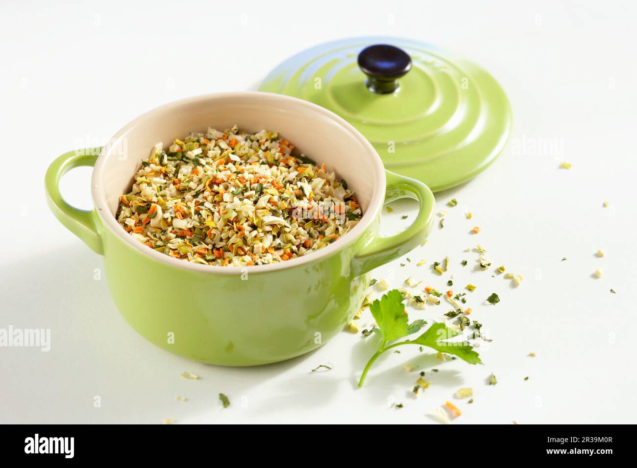 Homemade soup spices with dried soup vegetables and spices Stock Photo ...