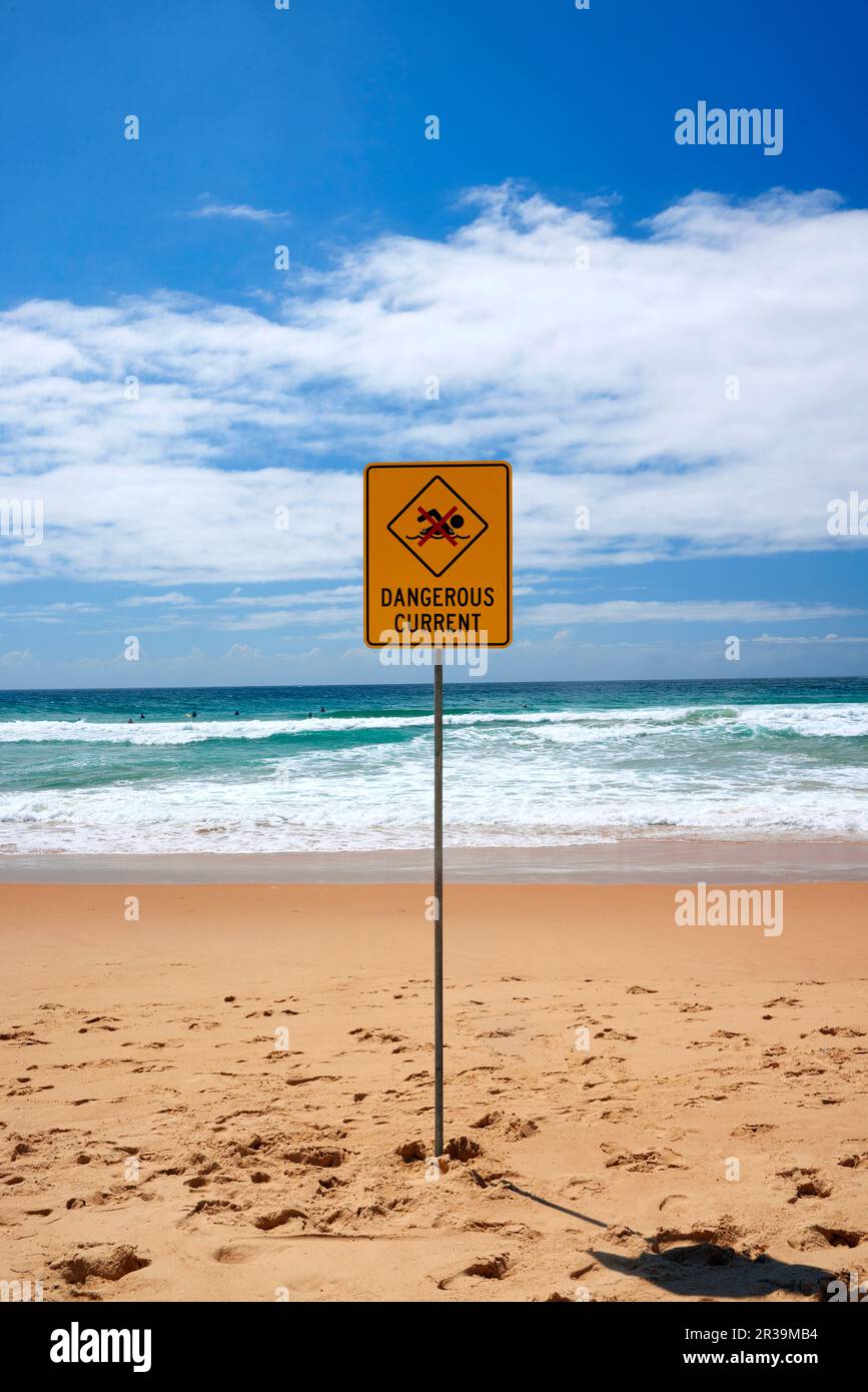Signs at Manly Beach, Sydney, Australia Stock Photo - Alamy