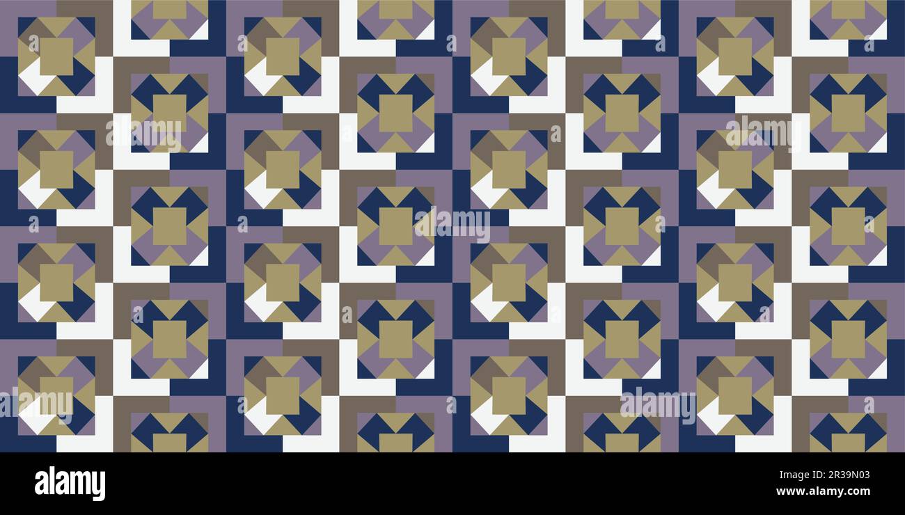 geometric grid stylized seamless pattern. Vector background. Luxury ...